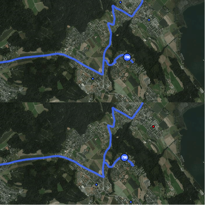 Test of our public transport routing | geOps