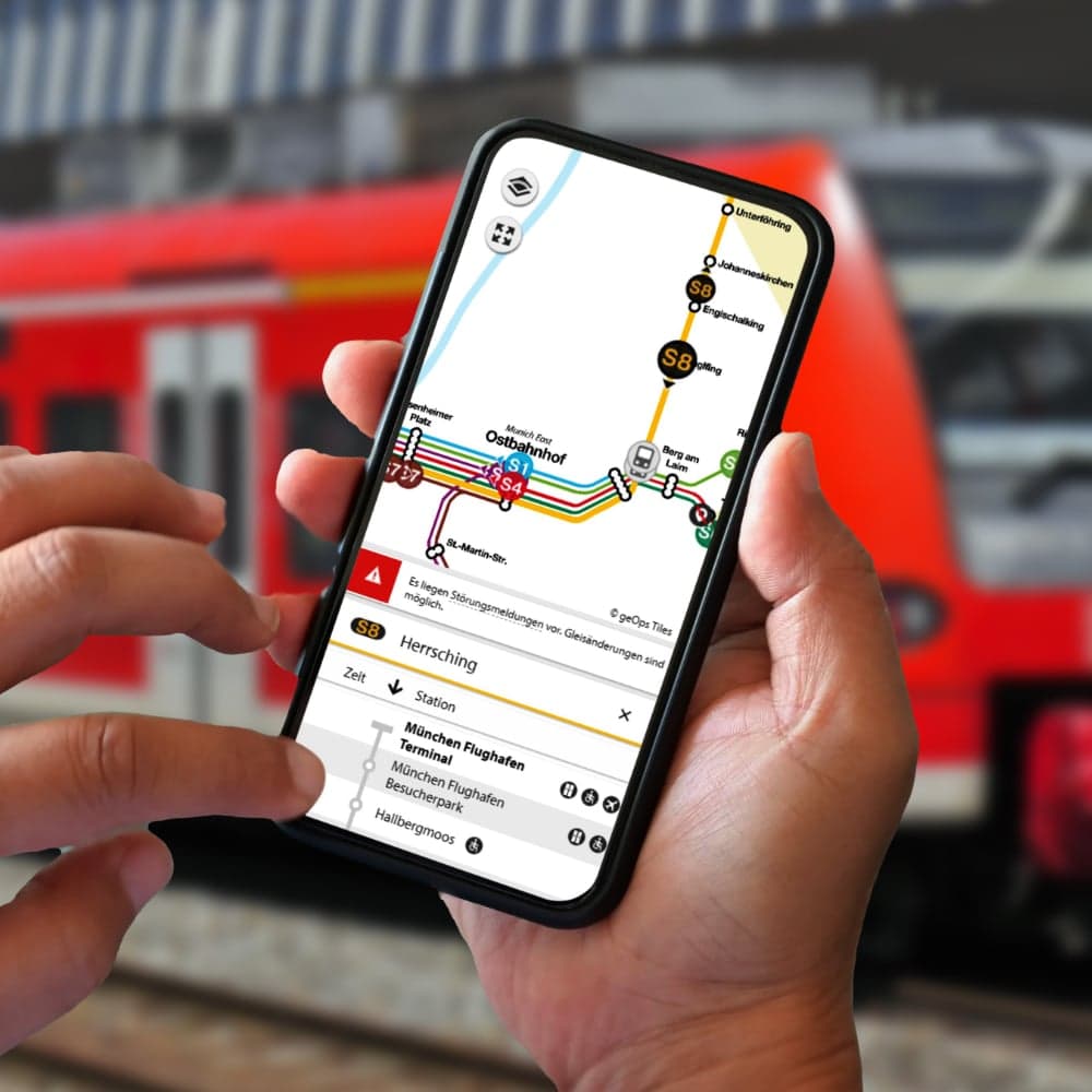 Livemap S-Bahn München | geOps