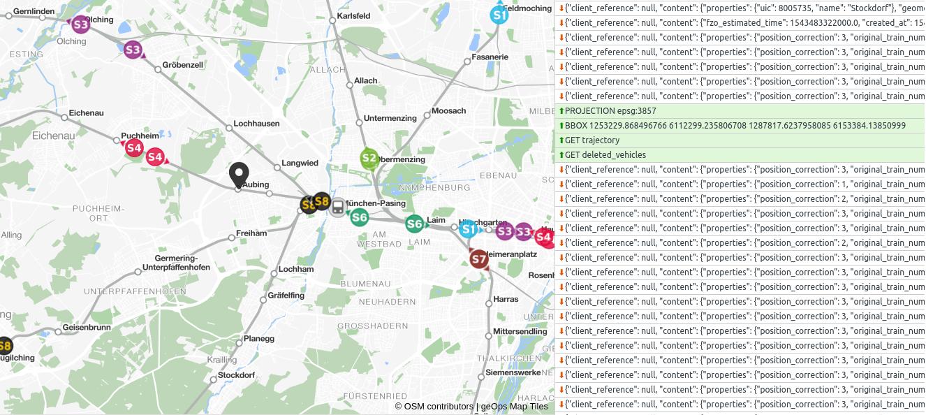Draw trains on maps in realtime | geOps